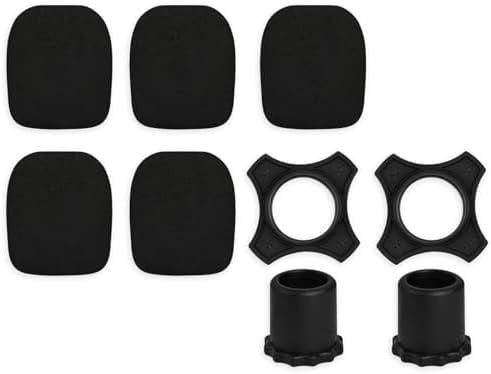 Foam Mic Cover and Shockproof Anti-Drop Handheld Microphone Silicone ...