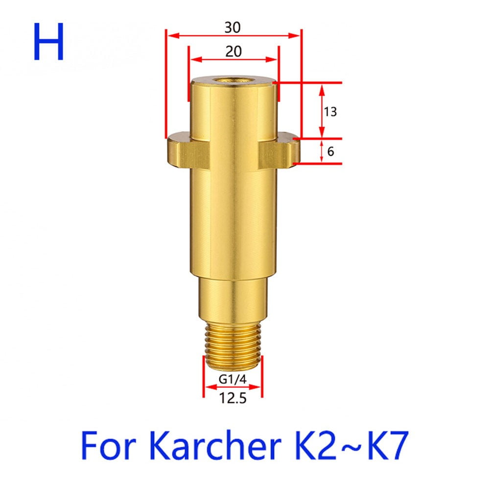 Foam Nozzle Lance Metal Adapter Launches Foam For Pressure Washer Car ...