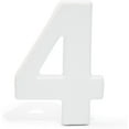 Foam Numbers for Crafts, Number 4 (White, 12 in) - Walmart.com