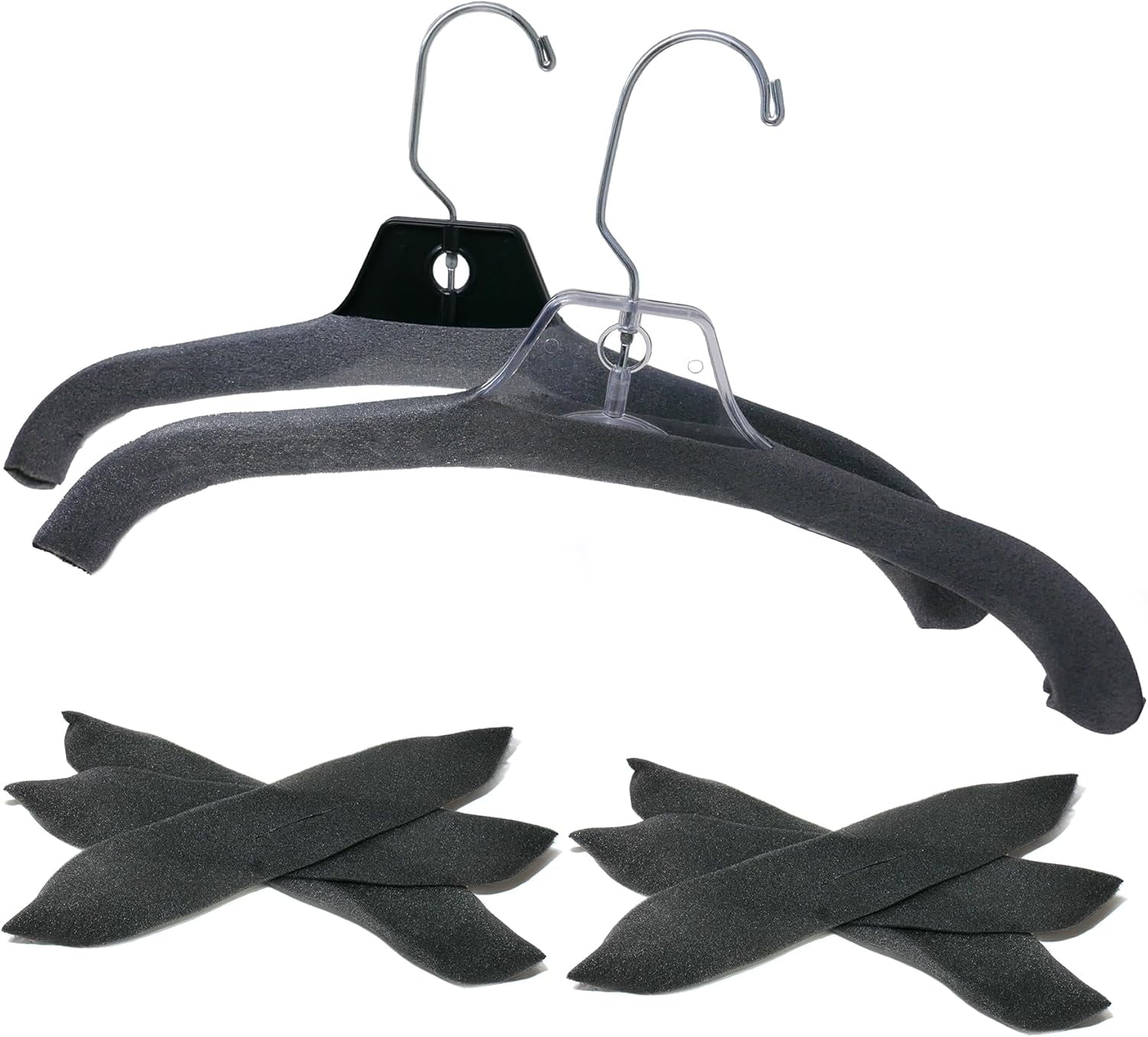Foam Pad Hanger Covers, Charcoal Grey Foamies, 200 Pack - Walmart.com