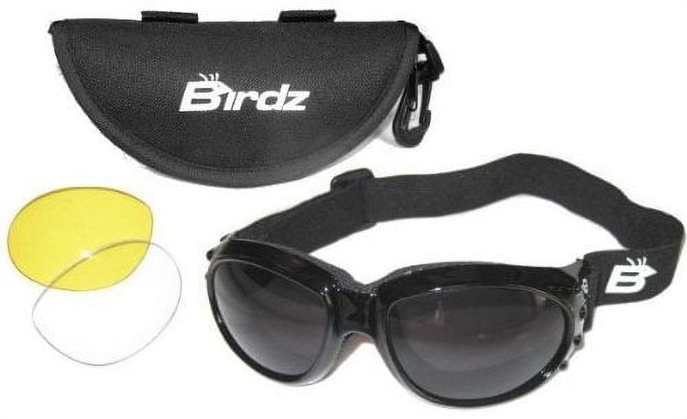 Foam Padded Motorcycle Goggles. Googles include 3 sets of ...