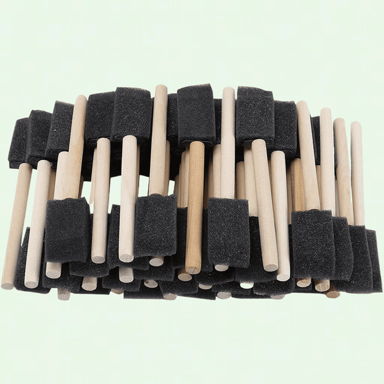 Foam Paint Brushes Set of 50, Reusable Sponge Brush for Art Classes DIY ...