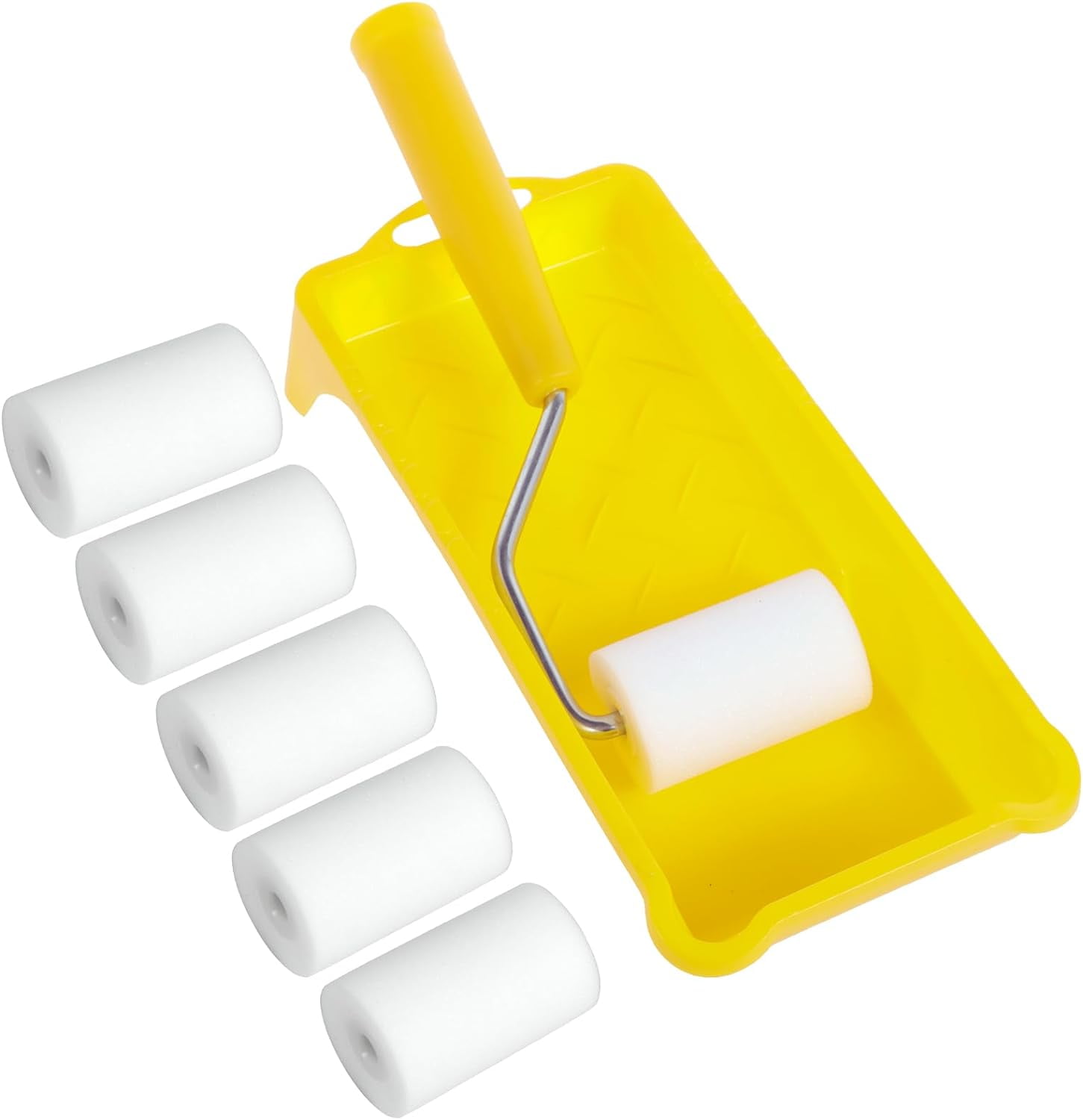 Foam Paint Roller, 2 Inch-8 PackMini Paint Roller Kit with High-Density ...