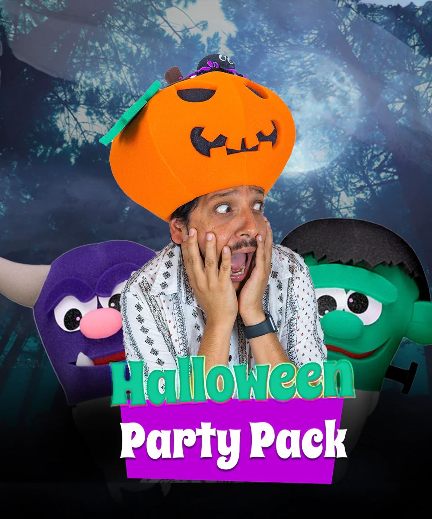 Foam Party Hats Halloween Party Pack (20 Hats & 20 Headbands ...