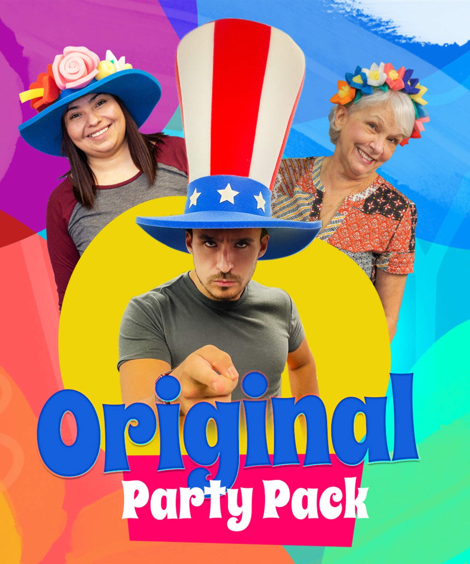 Foam Party Hats The Original Party Hats Pack (20 Hats & 20 Headbands ...
