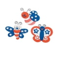 Foam Patriotic Bug Magnets Craft Kit - Craft Kits - 12 Pieces - Walmart.com