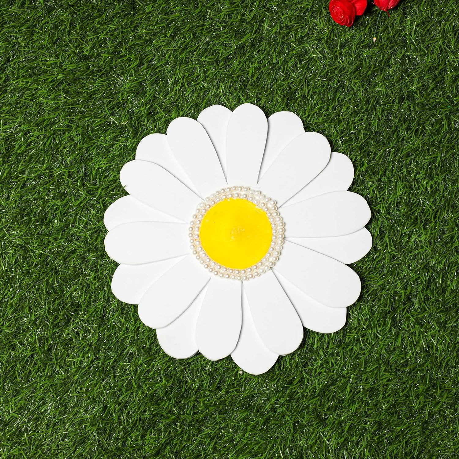 Foam Pearls Daisy Flower Cutouts | Wedding, Bridal, Baby Shower, Party ...