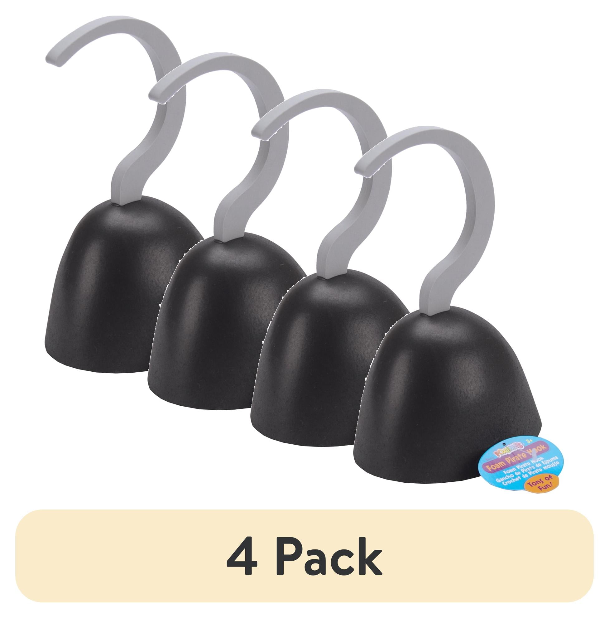 (4 pack) Foam Pirate Hook- - Walmart.com