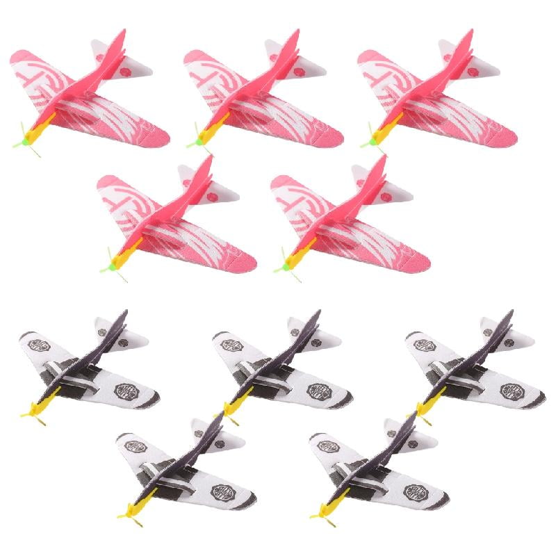 Foam Plane Toy Easy to Assemble Gliders Plane Indoor Outdoor Flying Toy ...