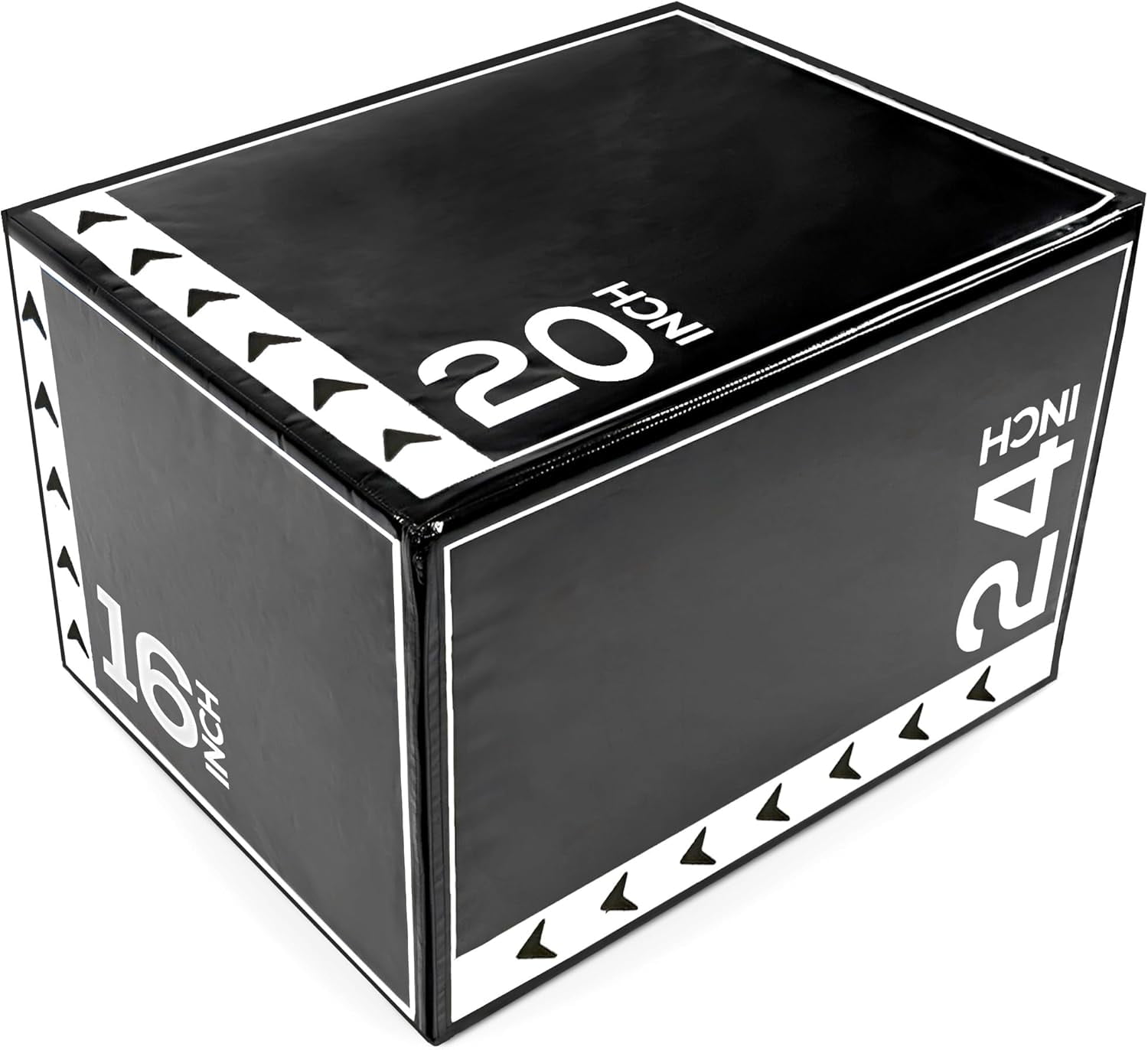 Foam Plyo Jumping Exercise Box for Home Gym, Multiple Size and Color ...