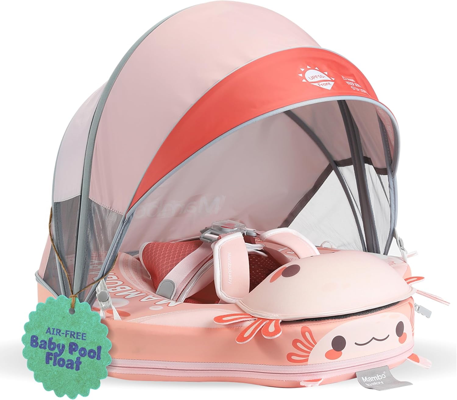 - Foam Pool Float with Canopy - Safe & Adjustable Axolotl Float for ...