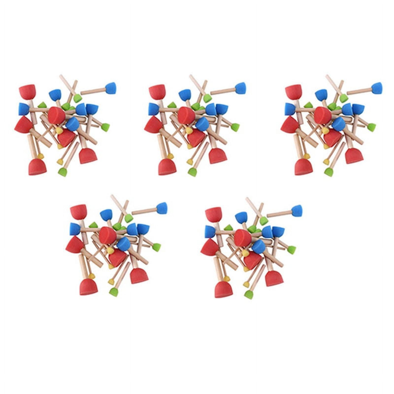 Foam Pouncer Assortment-Sponge Painting Stippler Set 120/-Foam Brush ...
