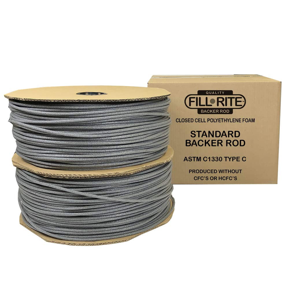 Foam Pre-Caulking Filler Rope Backer Rod Roll Bulk 4000 Feet x 1/4 Inch ...