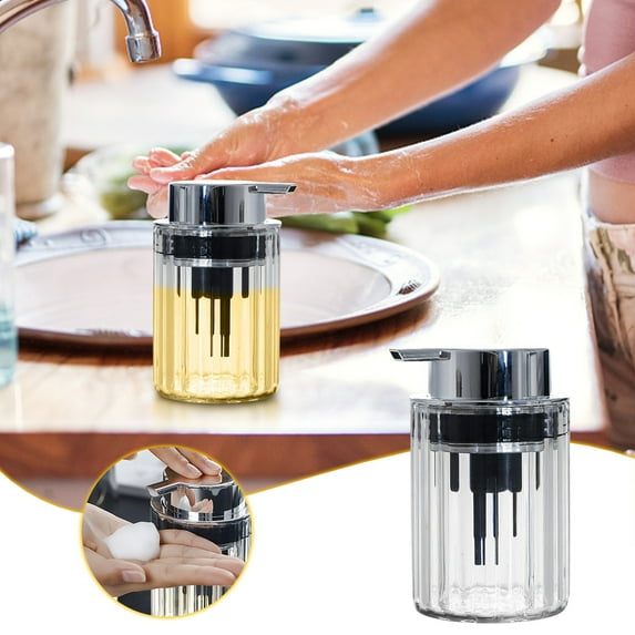 Foam Pump Bottle Dispenser Large Refillable Travel Size – Leak-Proof ...