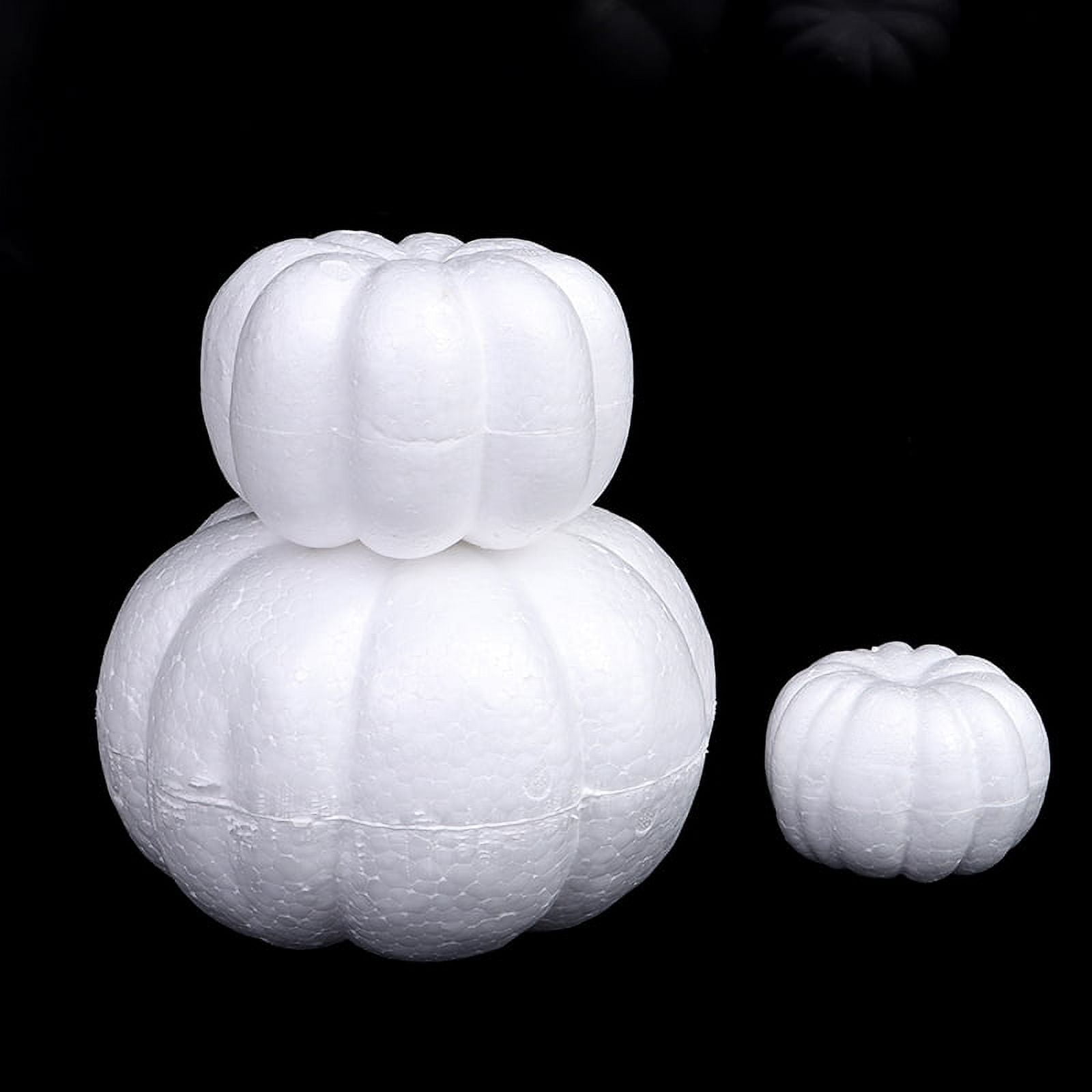 Foam Pumpkin White Blank Halloween Christmas Simulation Pumpkin ...