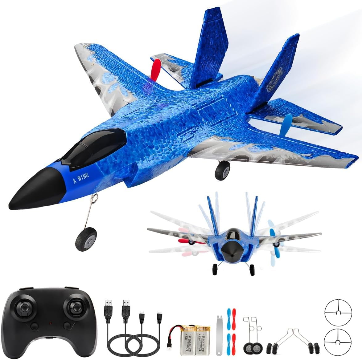 Foam RC Plane RTF F-35 RC Airplane 2.4Ghz 6-axis Gyro Jet Pane with ...