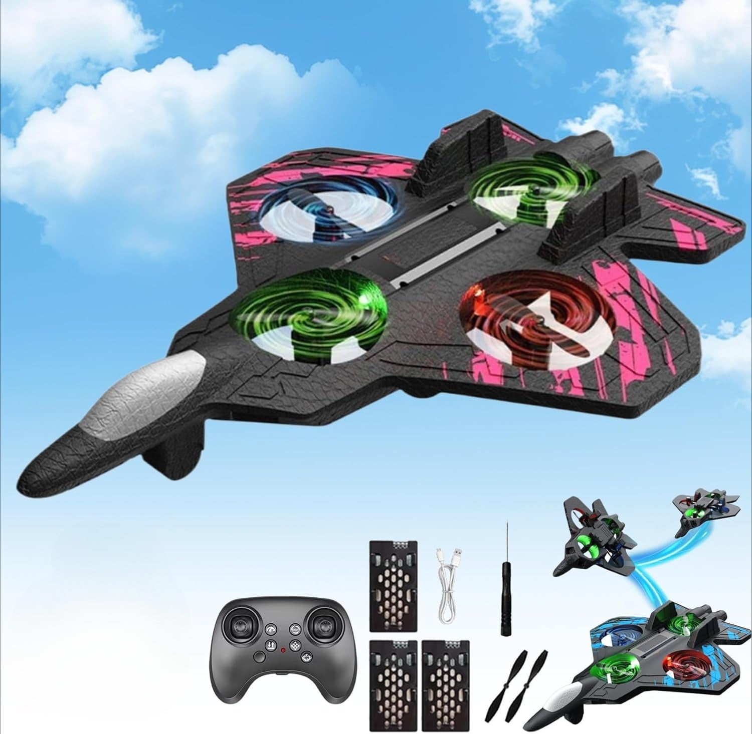 Foam Remote Control Airplanes, Remote Control Airplane with 360° Flips ...