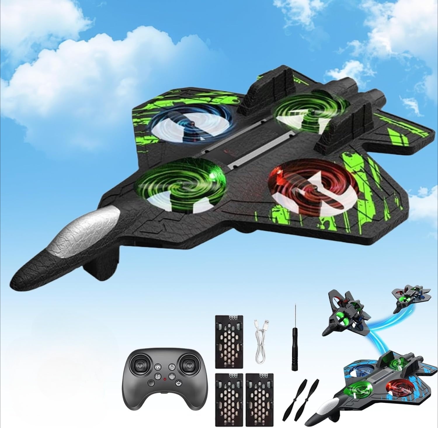 Foam Remote Control Airplanes, Remote Control Airplane with 360° Flips ...