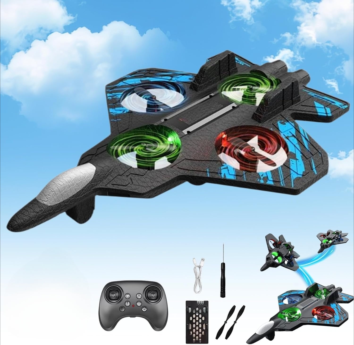 Foam Remote Control Airplanes, Remote Control Airplane with 360° Flips ...