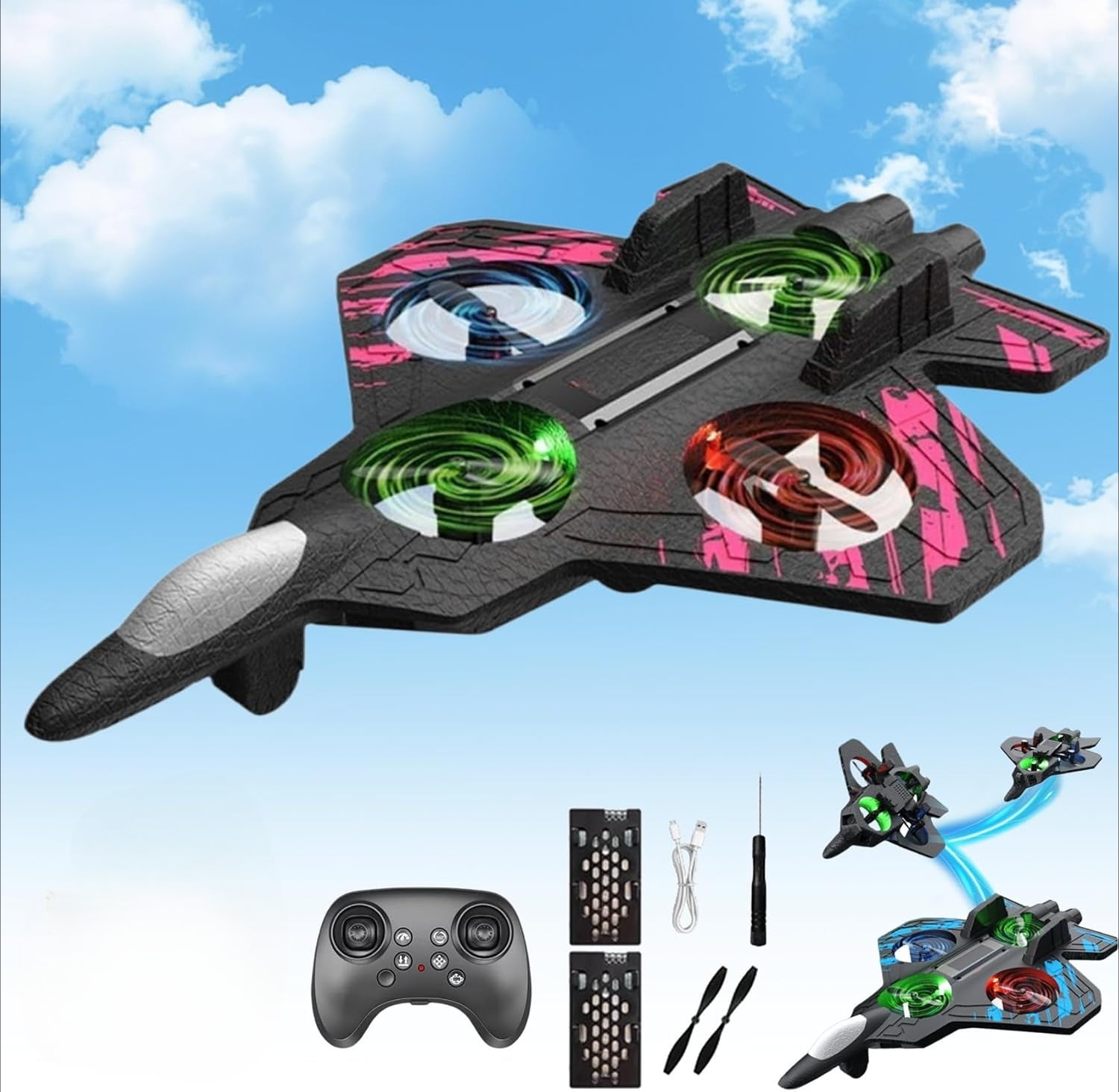 Foam Remote Control Airplanes, Remote Control Airplane with 360° Flips ...