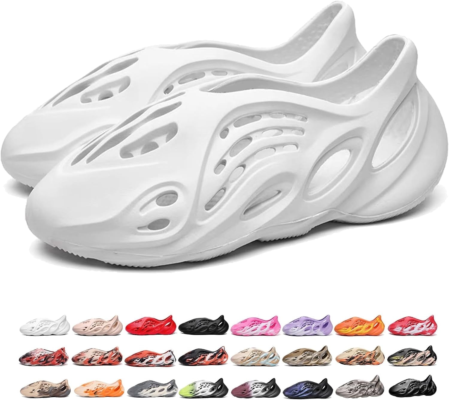 Foam Runners Shoes, Classic Foam Runners Sneakers, Cloud Slides Slip-On ...