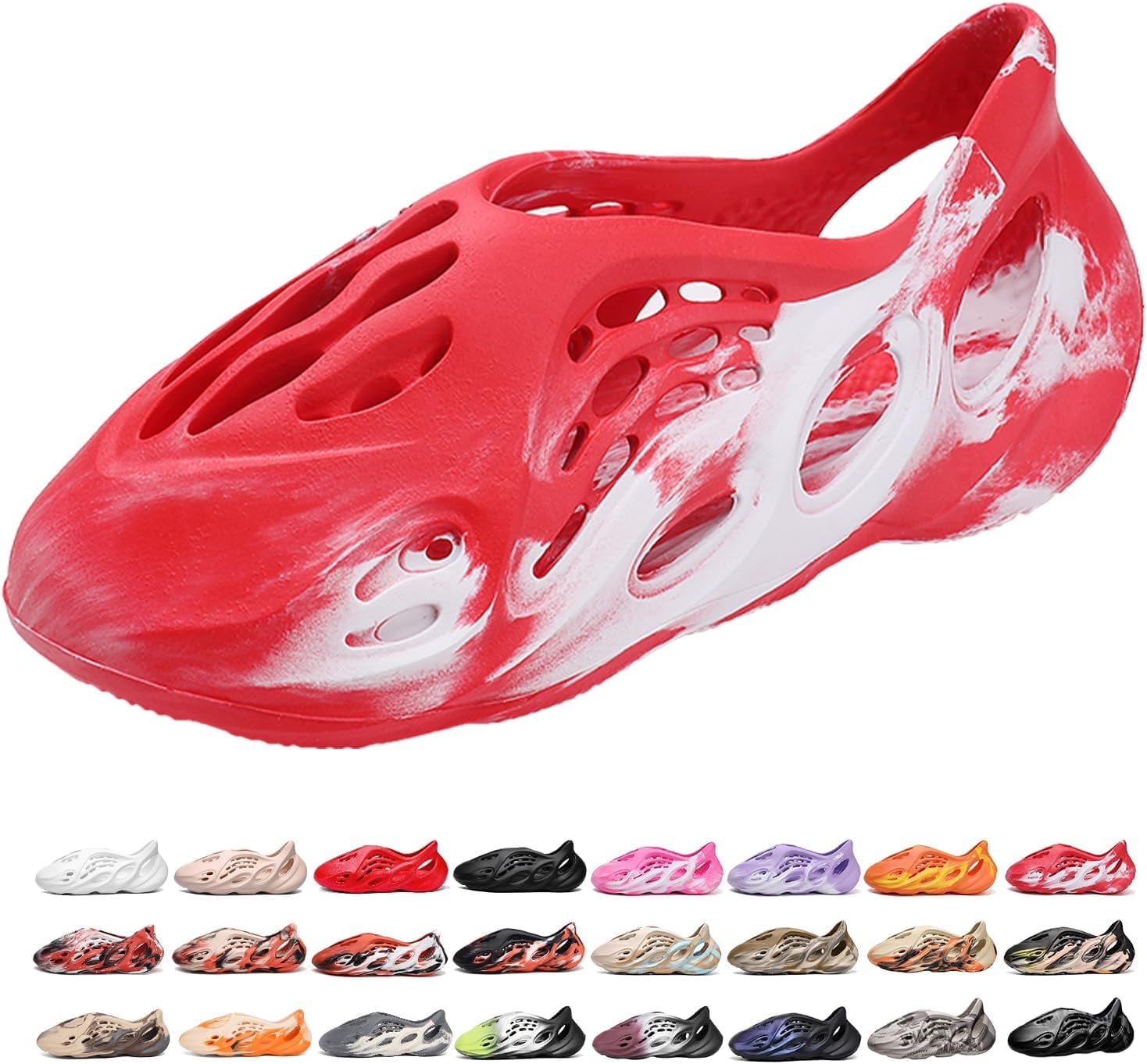 Foam Runners Shoes, Classic Foam Runners Sneakers, Cloud Slides Slip-On ...