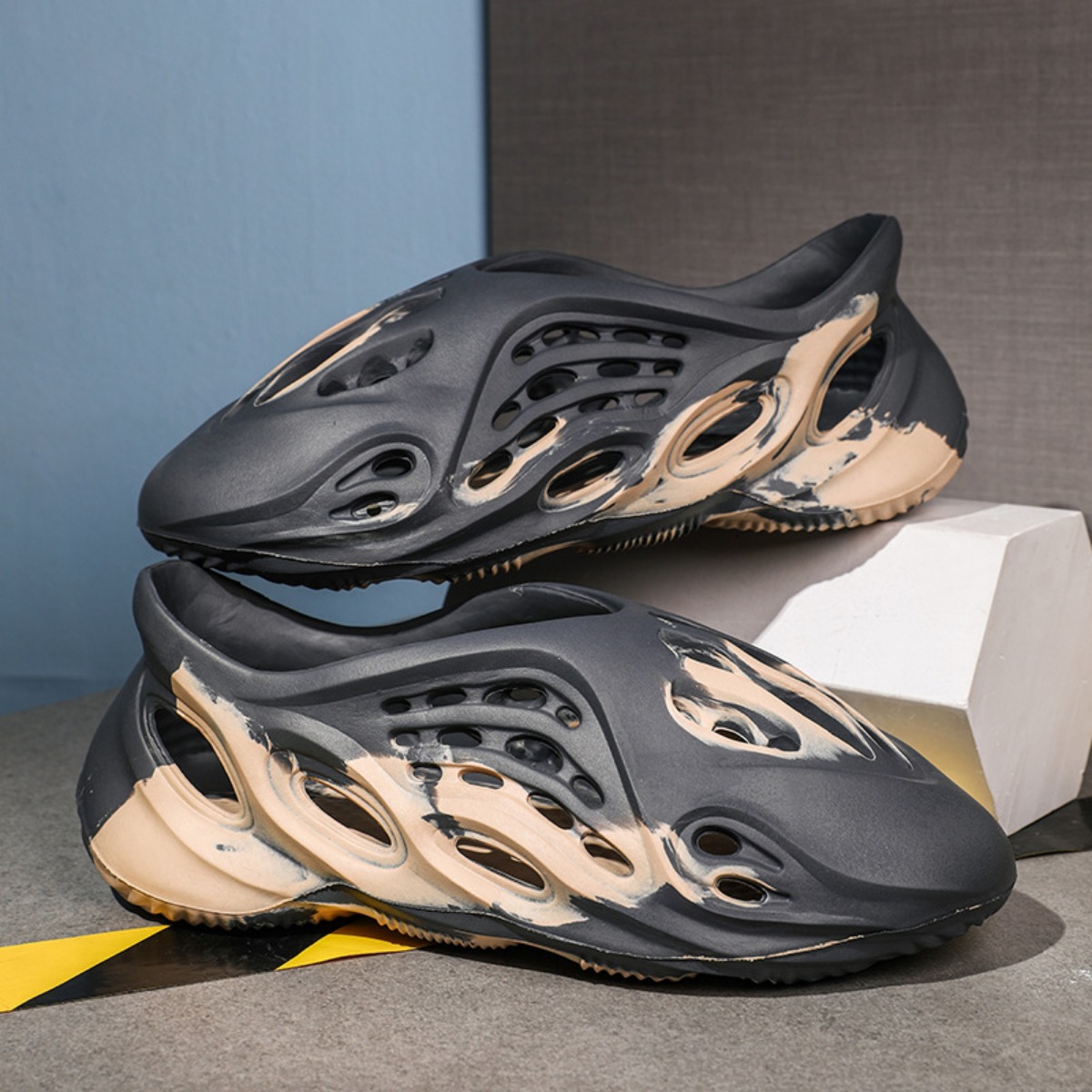 Foam Runners Shoes, Fashion Foam Runners Sneakers, Cloud Slides Slip-On ...