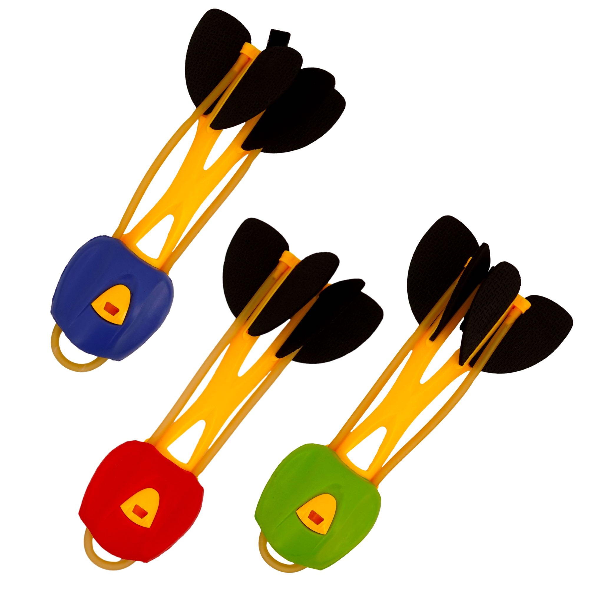 Foam Slingshot Finger Rockets (3 Pack, 8 in Long, Colors Vary) Fun ...
