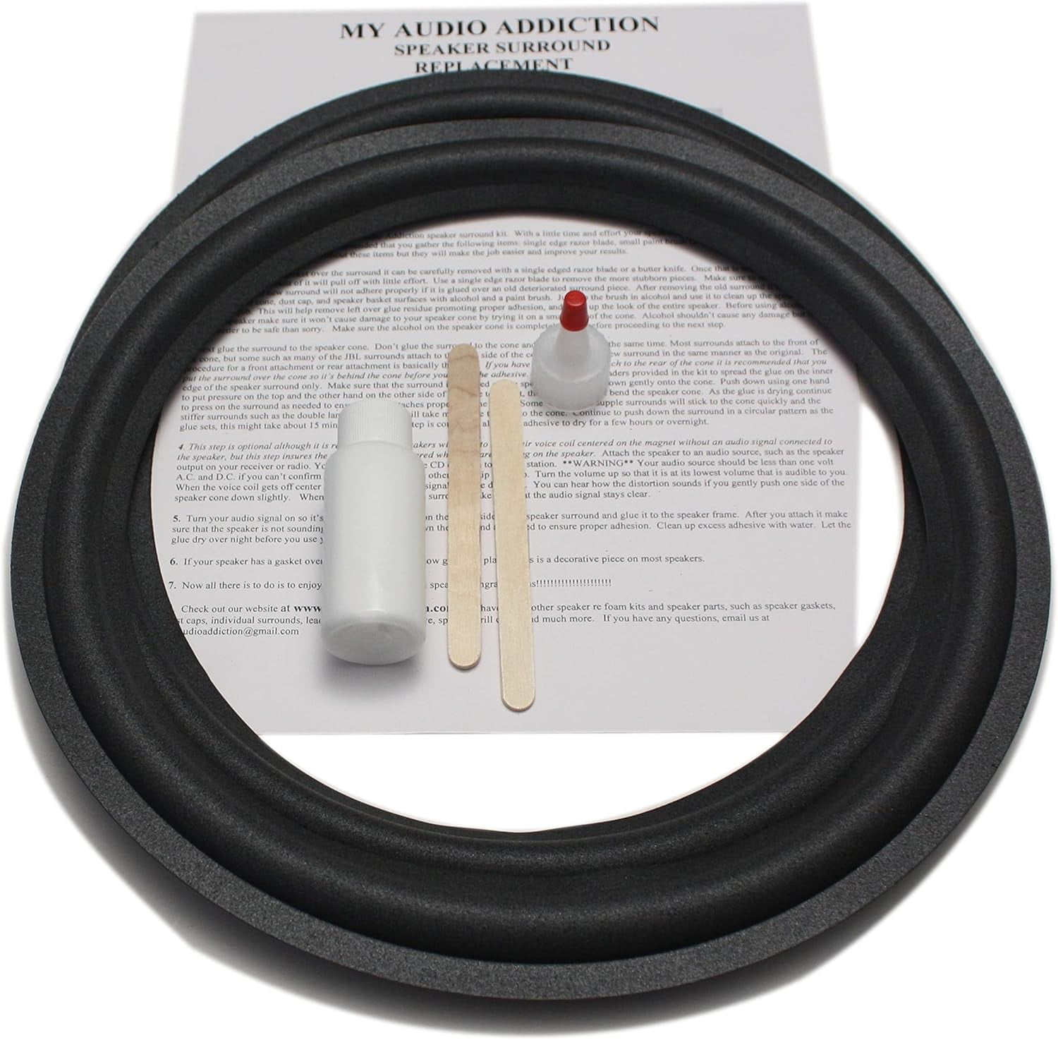Foam Speaker Surround Repair KIT for JBL 12" L65 2214 2214 128 L-100 L ...