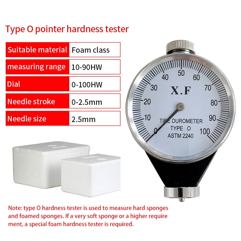 Foam Sponge Hardness Tester Foaming Material Hardness Tester O-type ...