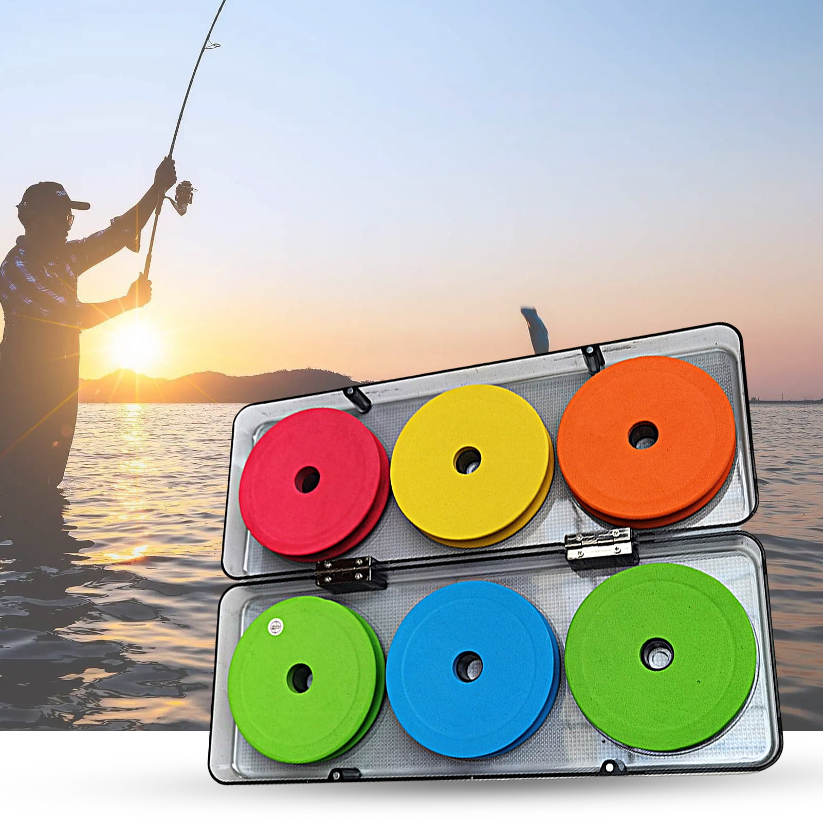 Foam Spools Not Hurt Line Anti-Tangling Reusable Line Spools Fishing ...