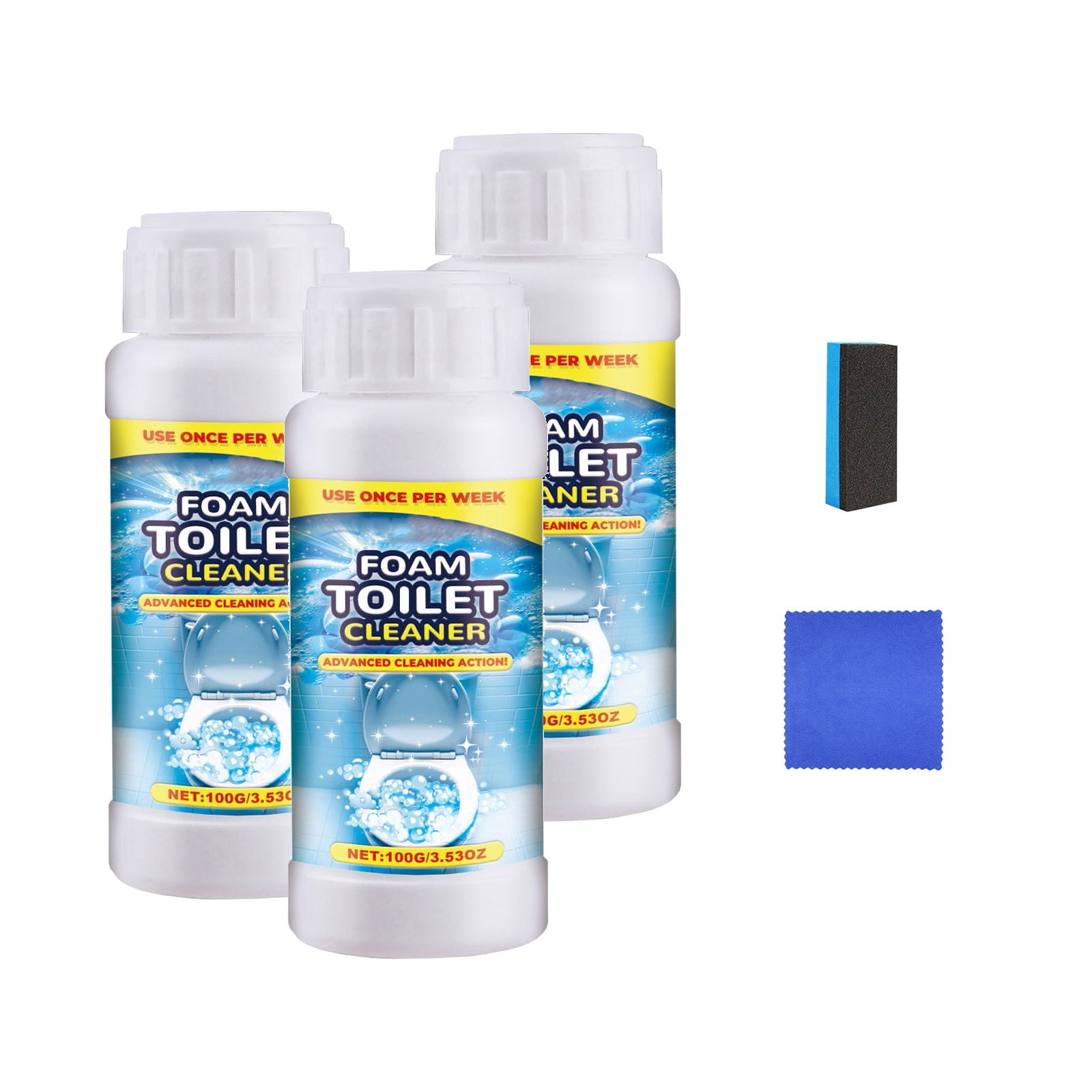 Foam Toilet Cleaner, Advanced Bathroom Cleaner for Home, Powerful ...