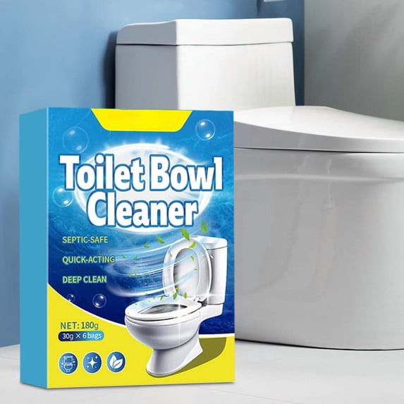 Foam Toilet Cleaner Powder, Removes Stains and Odors, Dissolves ...