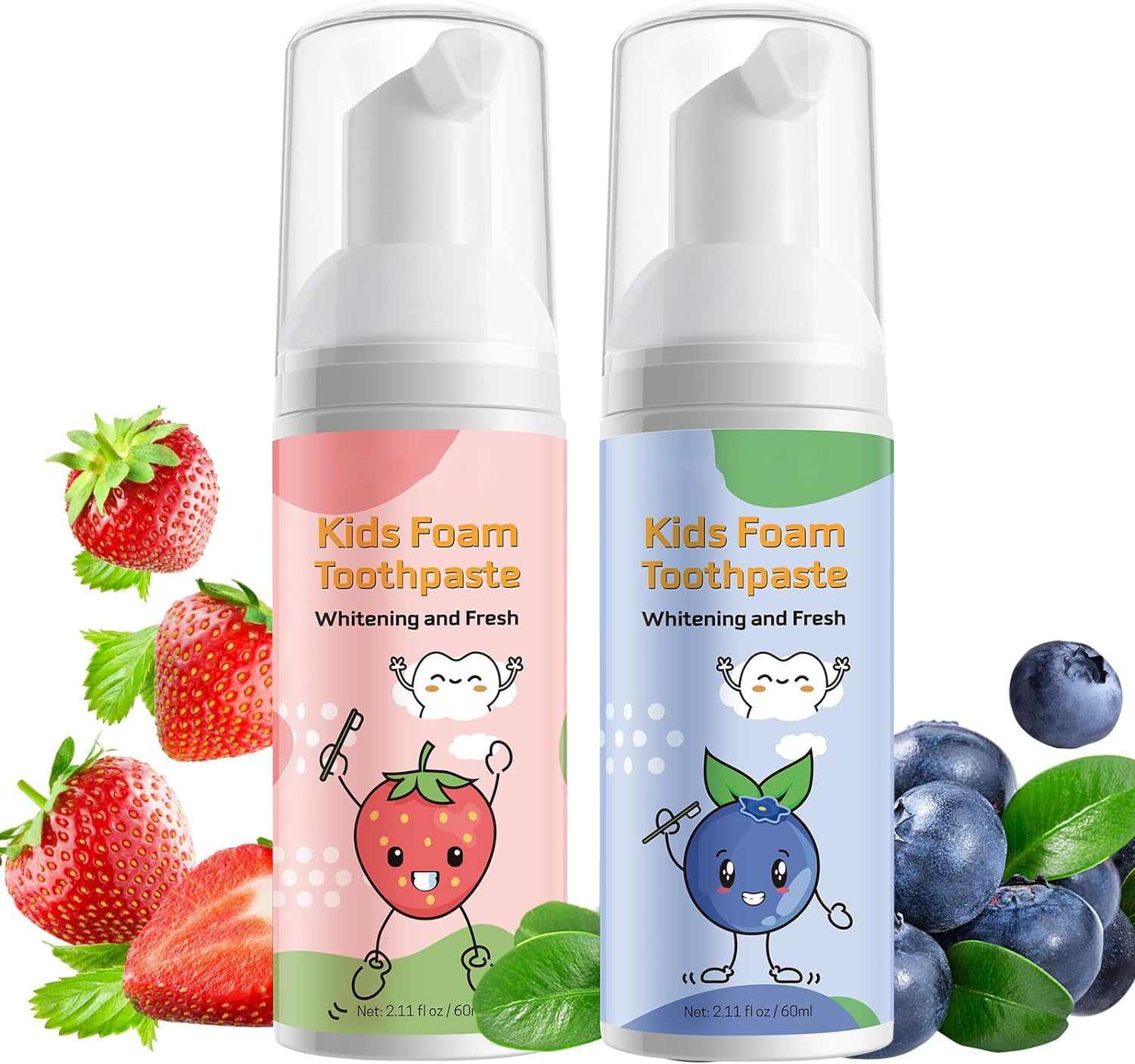 Foam Toothpaste Kids,Foaming Toothpaste STF9 Kids for U Shaped ...