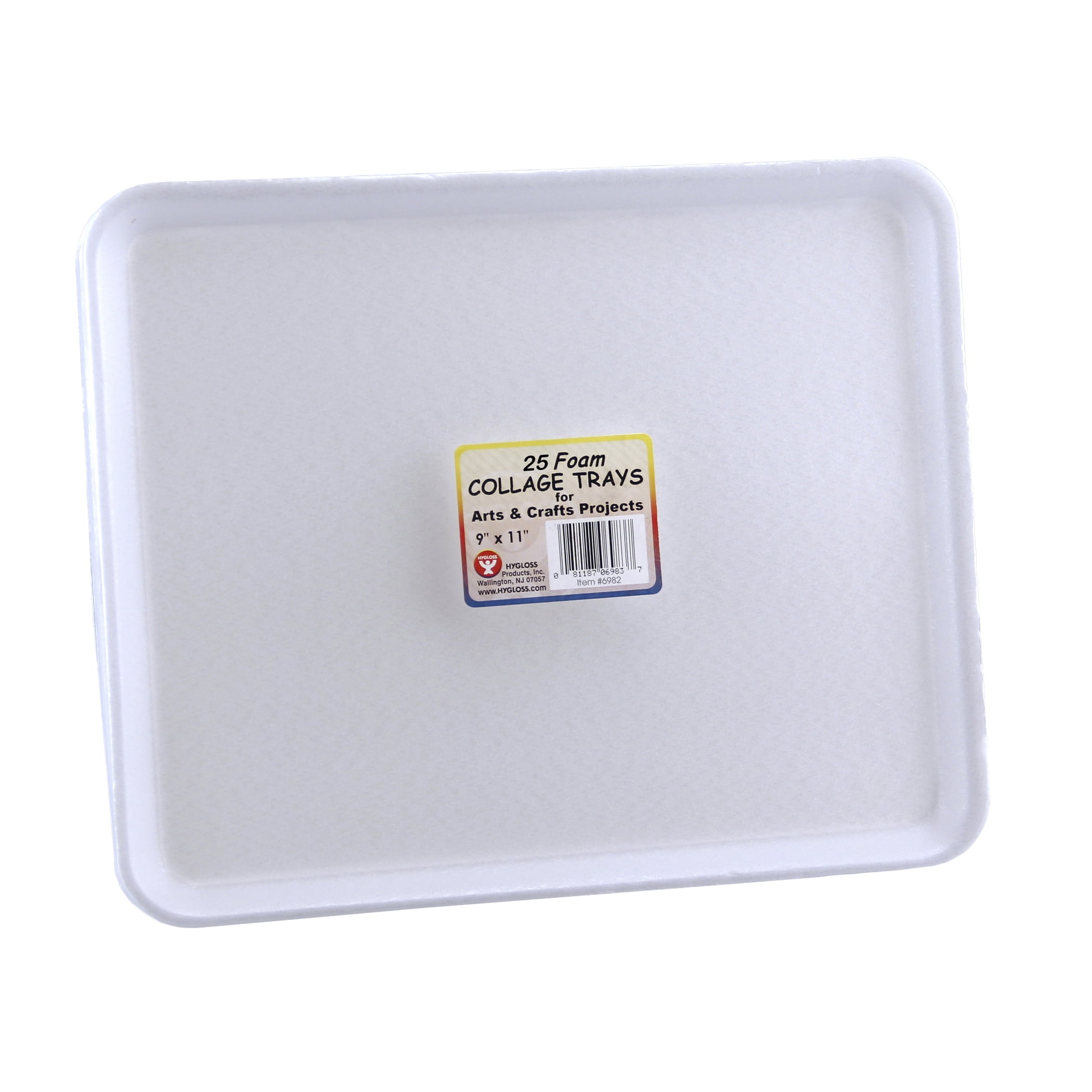 Foam Trays, 9" x 11", Pack of 25 - Walmart.com