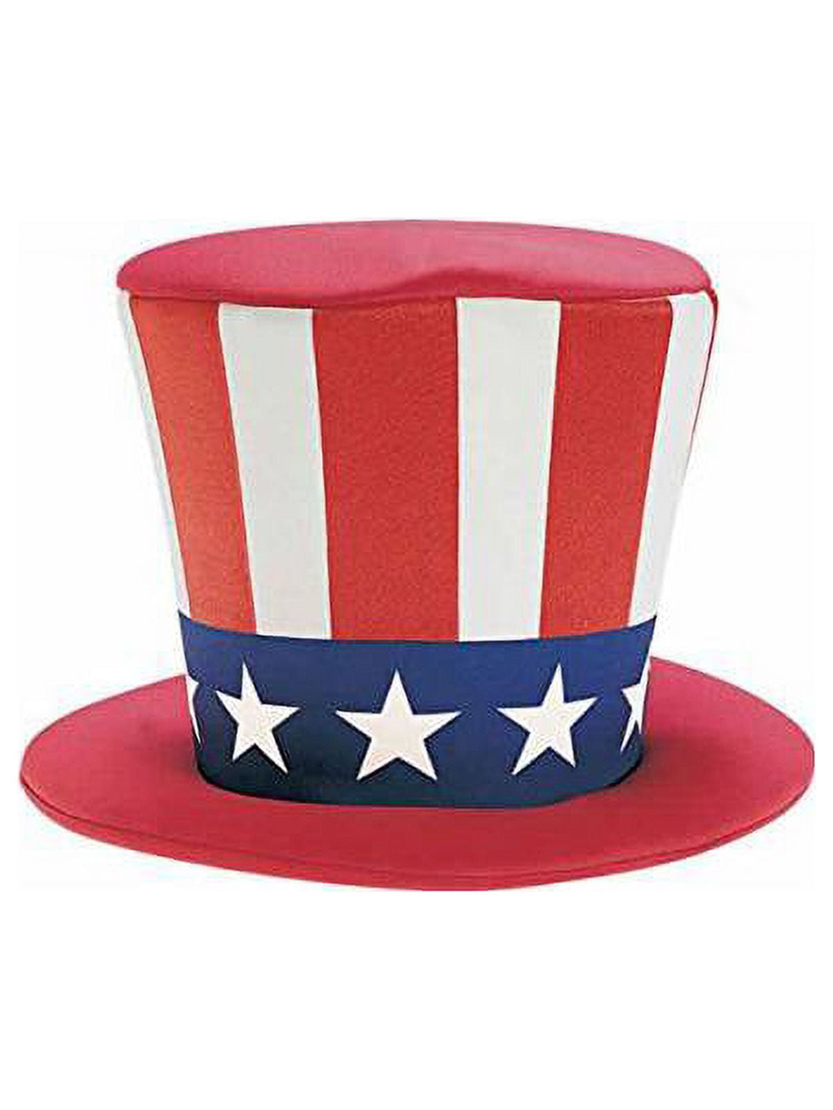 Foam Uncle Sam Top Hat - Adult Std - Walmart.com