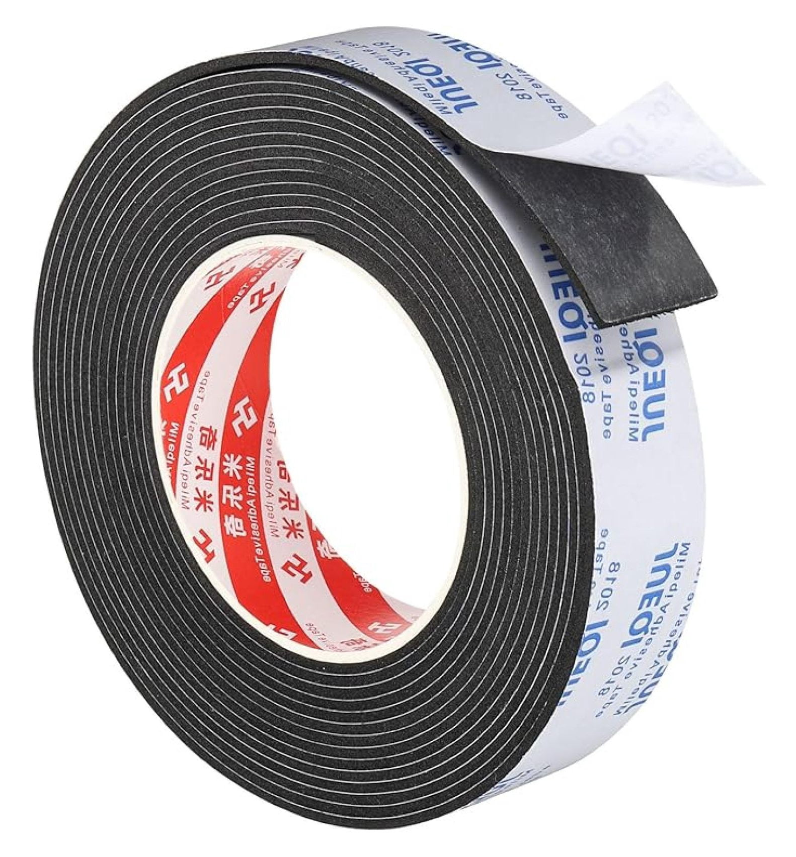 Foam Weather Stripping Tape 16.4ft, 30mm Wide 2mm Thick Self-Adhesive ...
