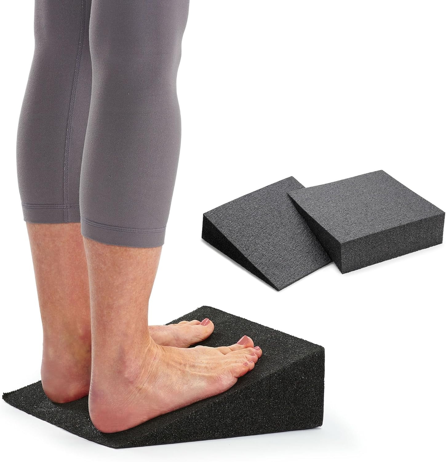 Foam Wedge Incline Slant Boards - Foot Wedges for Exercise, Achilles ...