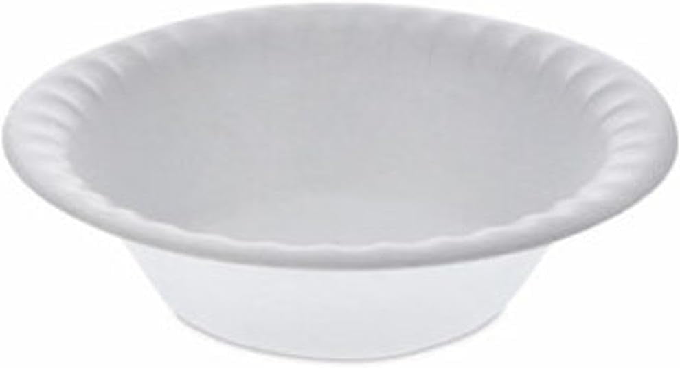 Foam White Round Satinware Bowl, 12 Ounce Capacity -- 1000 per case ...