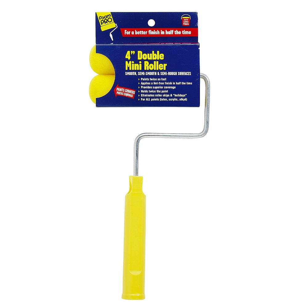 FoamPRO 404 Double Mini Roller, 4", Each - Walmart.com