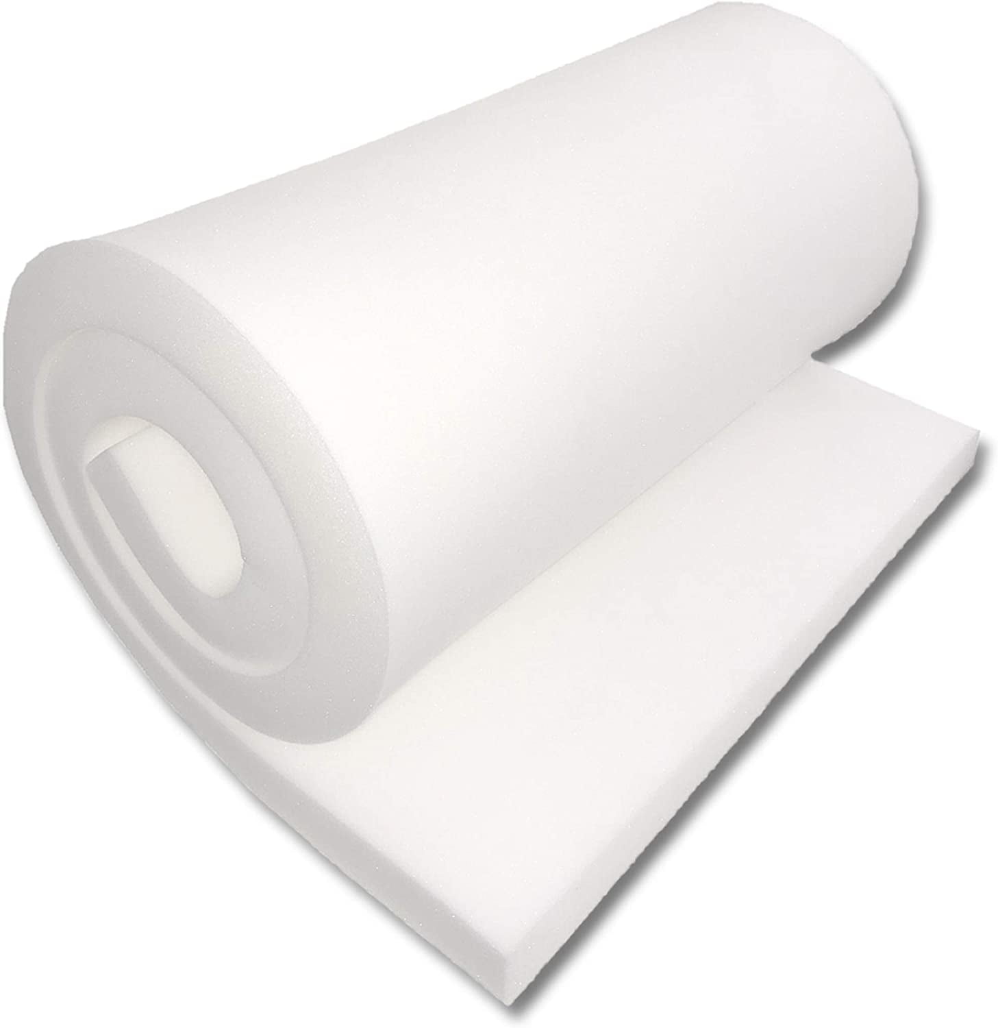 FoamTouch 4" Thick x 30" Wide x 72" Long High Density Upholstery Foam ...