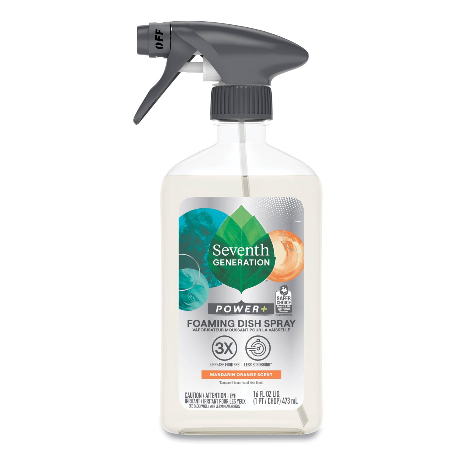 Foaming Dish Spray, Mandarin Orange Scent, 16 oz Bottle, 6/Carton ...