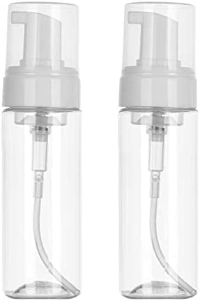 Foaming Dispenser Bottle 7oz Transparent Empty Spray Bottles 2Pcs Foam ...