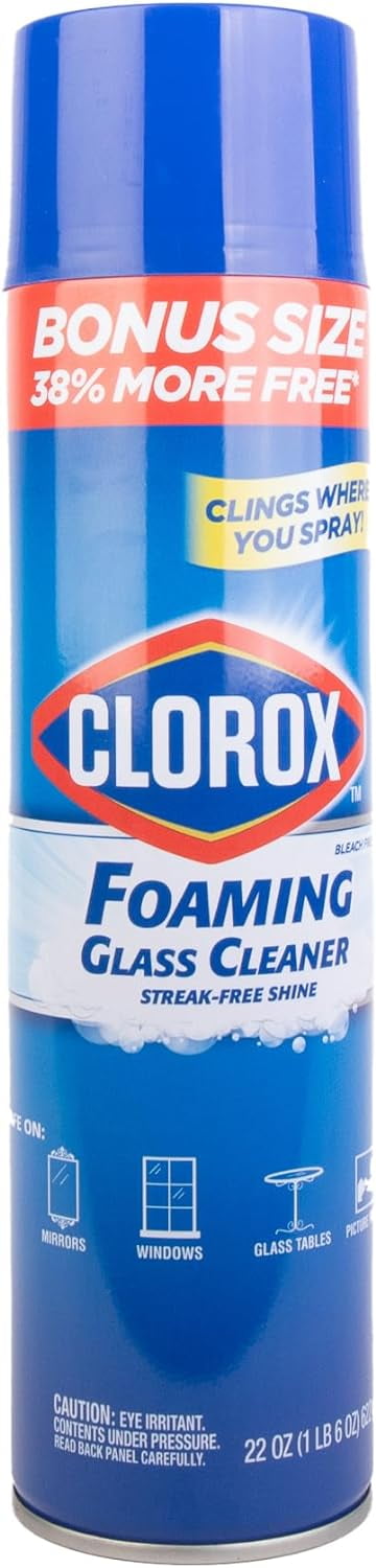 Foaming Glass Cleaner Aerosol | All Purpose Window And Glass Cleaner ...