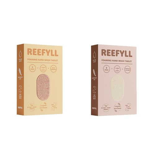 Foaming Hand Soap 6 Refill Tablets, Dissolvable Plastic Free Hand Wash ...