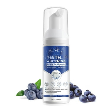 Aliver Teeth Whitening Foam Toothpaste, Plaque Removal, Deep Clean ...