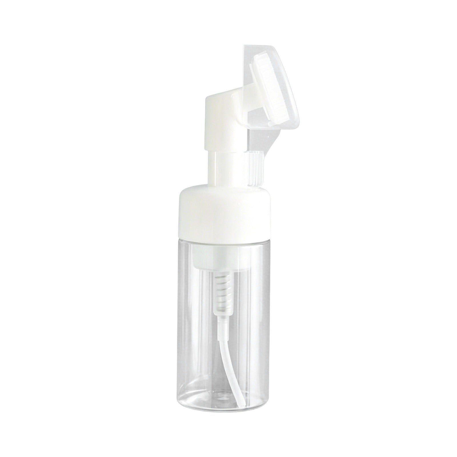 Foaming Soap Dispenser with Built-in Silicone Brush, Refillable Travel ...