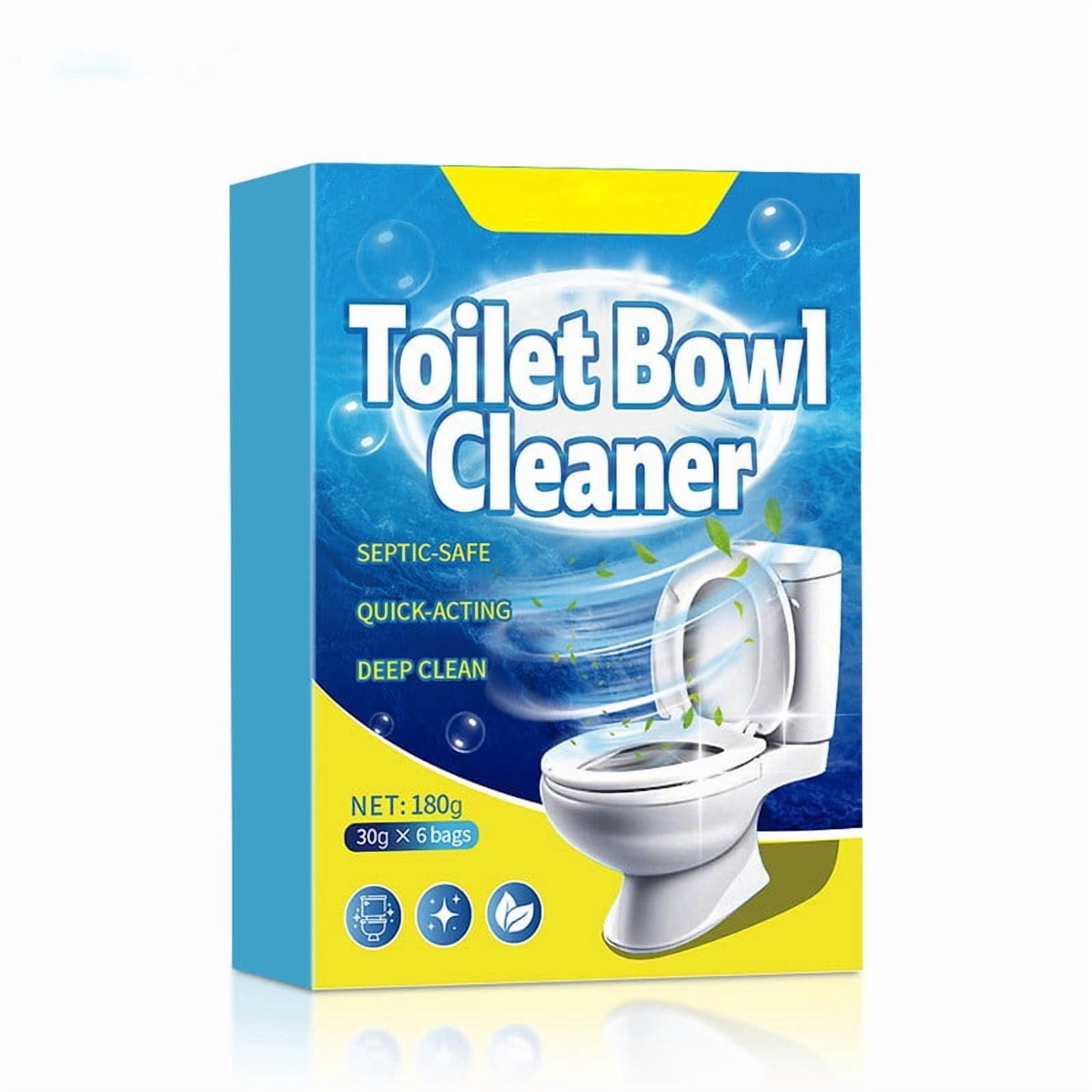 Foaming Toilet Bowl Cleaner Powder, Powerful Stain and Odor Remover for ...