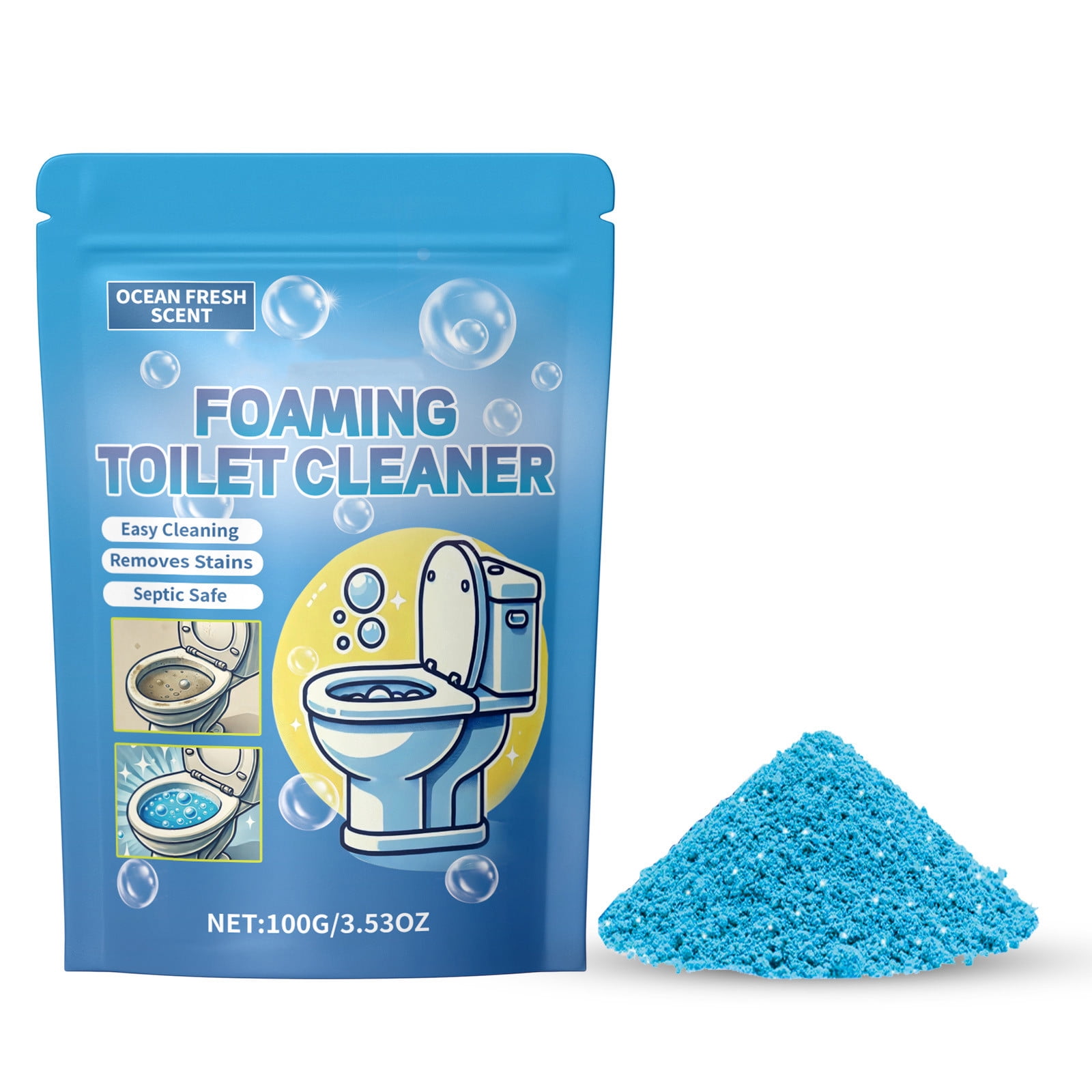 Foaming Toilet Cleaner, 3.53oz for Cleaning and Disinfecting, Instant ...