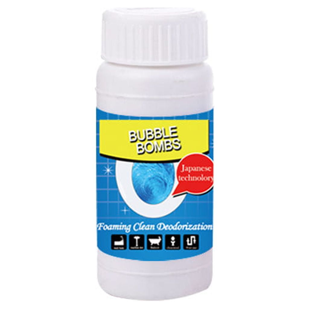 Foaming Toilet Cleaner Bombs - Powerful Bubble Cleaning Action, 100g ...